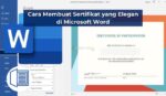 Cara Membuat Sertifikat yang Elegan di Microsoft Word - Klinik Tekno