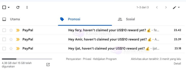 Cara Mendapatkan Saldo PayPal Gratis 2025 $5 Hingga $10 - Klinik Tekno